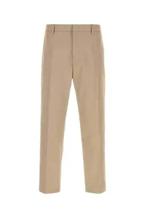 JIL SANDER Sand Cotton Pant - Brown