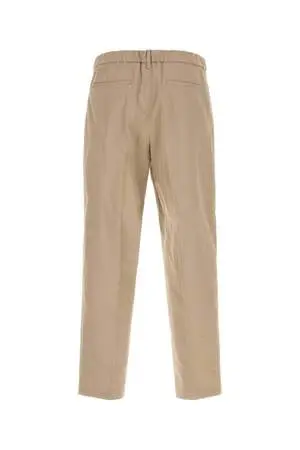 JIL SANDER Sand Cotton Pant - Brown