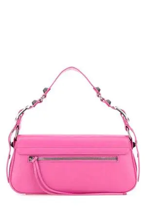Balenciaga Fuchsia Leather Small Le Cagole Sling Shoulder Bag - Pink