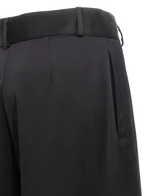 JIL SANDER Viscose And Silk Wide Leg Pants