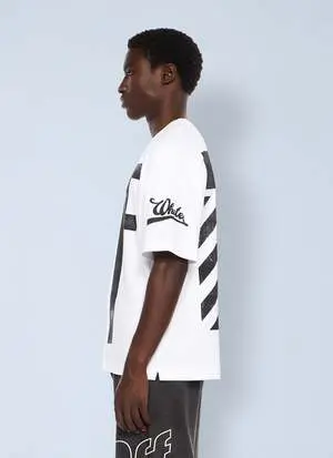 Off-White Big Off Diagonal Skate Logo T-shirt - White