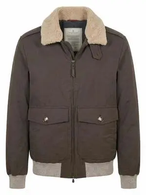 Brunello Cucinelli Padded Bomber Jacket - Multicolor