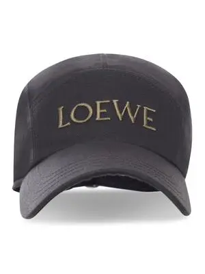 Loewe Cotton Camp Hat - Black