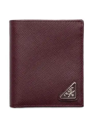 Prada Saffiano Leather Wallet - Red