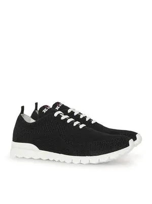 Kiton Knit Running Sneakers - Black
