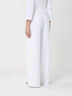 Max Mara Knit Palazzo Trousers - White