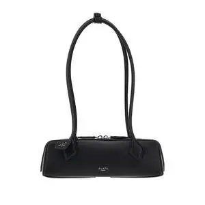 Alaïa Grained Leather Small 'le Teckel' Bag - Black