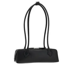 Alaïa Grained Leather Le Teckel Bag - Black