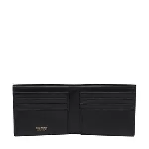 TOM FORD Classic Bifold Croco Wallet