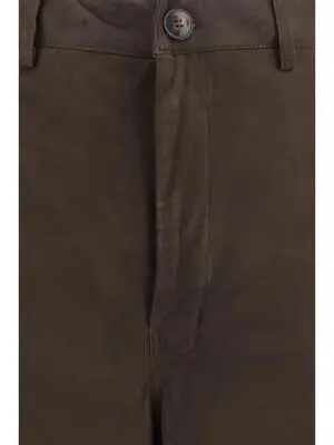Rick Owens Suede Wide-leg Trousers - Brown