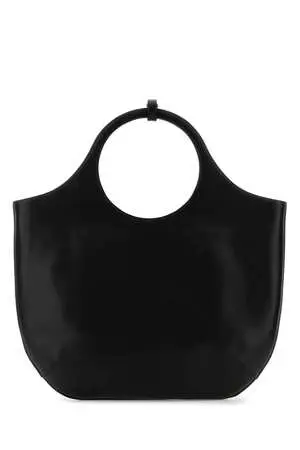 COURREGES Leather Large Holy Handbag