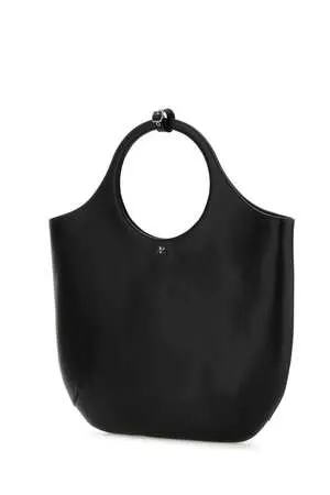 COURREGES Leather Large Holy Handbag