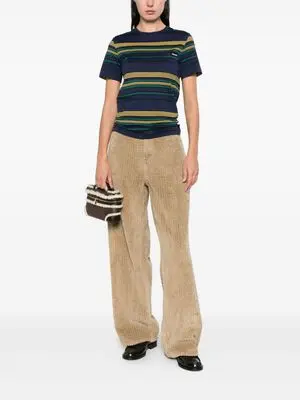 Miu Miu Striped Cotton T-shirt
