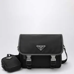 Prada Re-nylon Shoulder Bag - Black