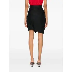 VIVIENNE WESTWOOD Asymmetric Draped Cotton Skirt