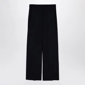 DEPARTMENT 5 Navy Wool-blend Trousers - Blue