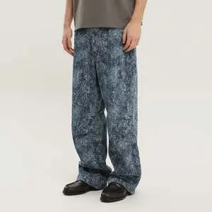 1989 STUDIO Pantaloni Marble Mastiff In Denim - Blue
