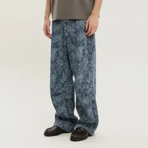 1989 STUDIO Pantaloni Marble Mastiff In Denim - Blue