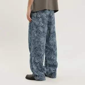 1989 STUDIO Pantaloni Marble Mastiff In Denim - Blue
