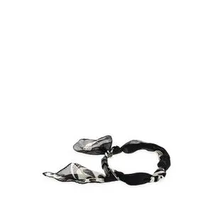 Alexander McQueen Skull Print Leather Strap Bracelet