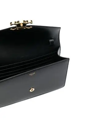 Celine Margo Leather Wallet On Chain