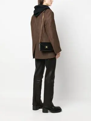 Celine Margo Leather Wallet On Chain