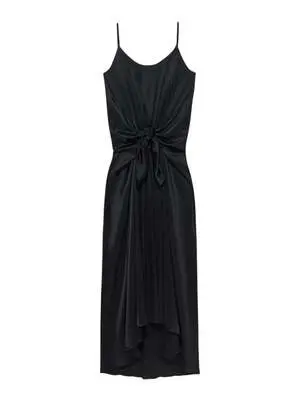 JW Anderson Silk Knot Dress - Black