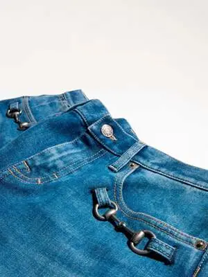Gucci Low Rise Flare Pants - Multicolor