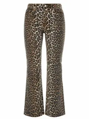GANNI Jeans Animalier