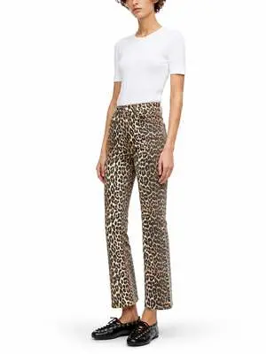 GANNI Jeans Animalier