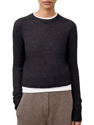 LISA YANG Solene Silk Cashmere Sweater - Black