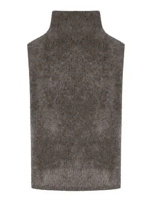 LISA YANG Aisla Wool Cashmere Vest - Brown