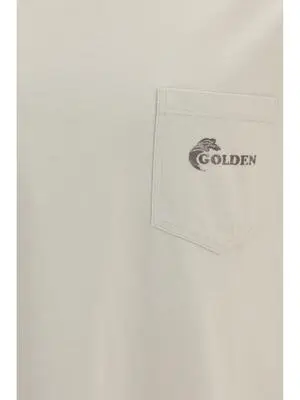 GOLDEN GOOSE Asymmetric Print Sweatshirt - Cream