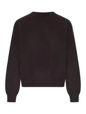 LISA YANG Cashmere Sweater With Wide Sleeves - Brown