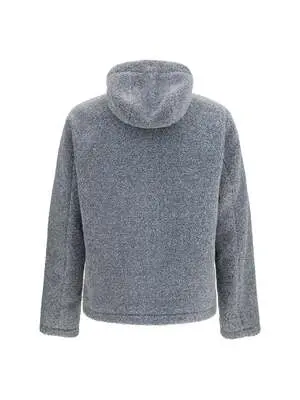 Herno Teddy-effect Hooded Jacket - Gray