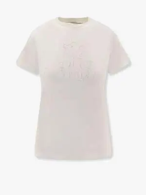 GOLDEN GOOSE Olivia Viscose Blend T-shirt - Multicolor