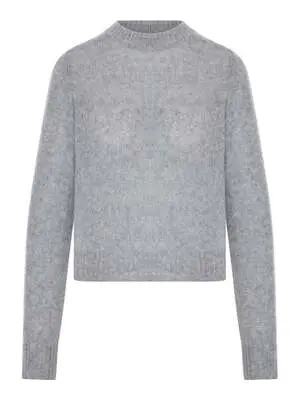 LISA YANG Solene Silk Cashmere Sweater - Gray