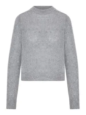 LISA YANG Solene Silk Cashmere Sweater - Gray