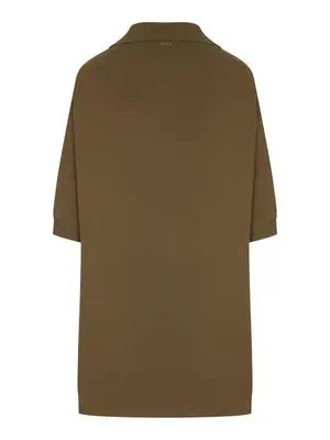 Max Mara Long Viscose Crepe Sweater - Yellow