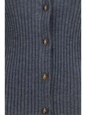 Burberry Cashmere Cardigan - Gray