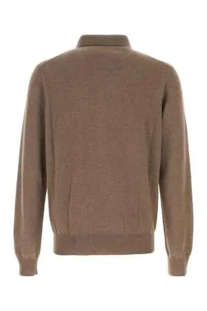 JIL SANDER Mud Wool Polo Shirt