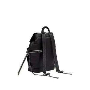 GANNI Logo-print Buckle Backpack - Black