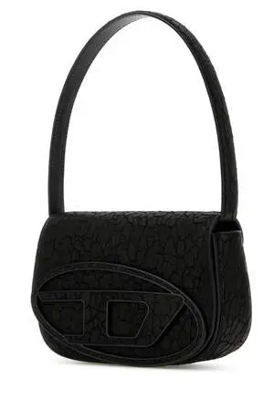 DIESEL® Leather 1dr Shoulder Bag - Black