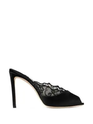 JIMMY CHOO Brigitte Lace Mules