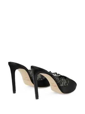 JIMMY CHOO Brigitte Lace Mules