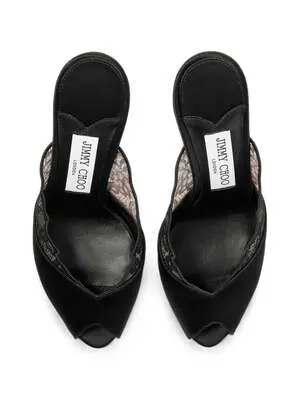 JIMMY CHOO Brigitte Lace Mules