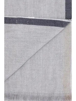 Brunello Cucinelli Cashmere Scarf - Gray