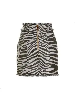 Balmain Lurex Zebra' Skirt