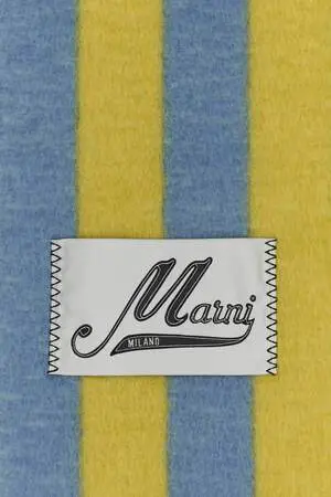Marni Embroidered Wool Blend Scarf