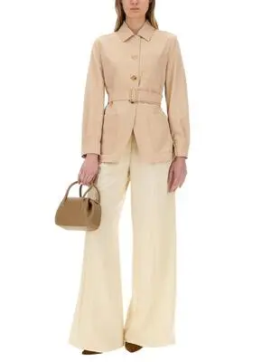 Max Mara Pulvinus Virgin Wool Jacket - Cream